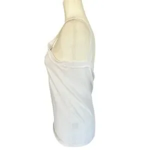 Michael Simon | Tops | Michael Simon Beaded White Sweater Tank Top ...